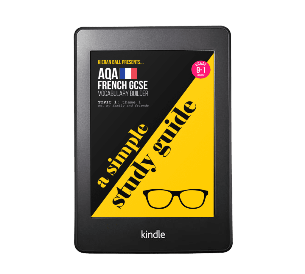 Simple Study Guide - AQA French Vocabulary Builder - Topic 1 theme 1 ...